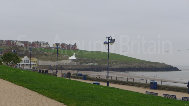 Barry Island Promenade, Beach and Pleasure Park, Barry, Wales. Open ...