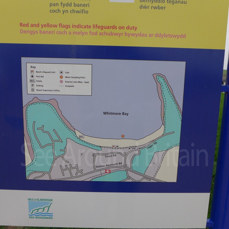 Barry Island Promenade, Beach and Pleasure Park, Barry, Wales. Open ...