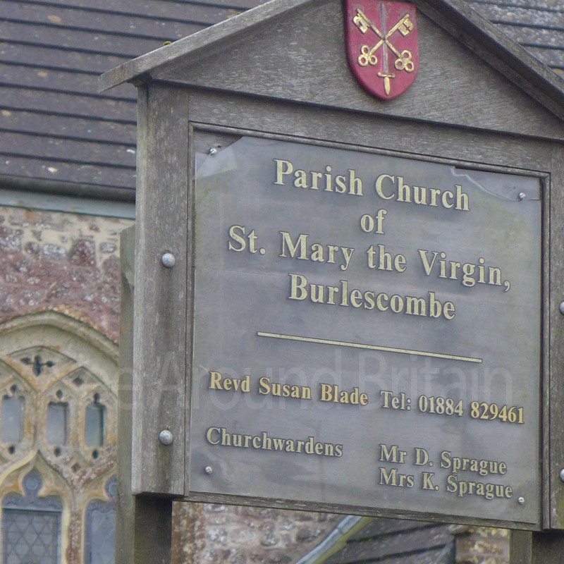 St Mary's Church, Burlescombe. Free entry - See Around Britain