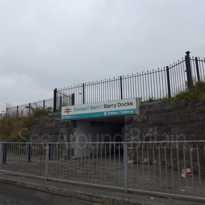 Barry Docks Train Station, Vale of Glamorgan - See Around Britain