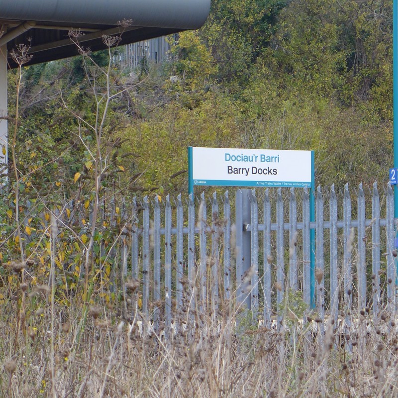 Barry Docks Train Station, Vale of Glamorgan - See Around Britain